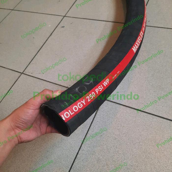 Jual Maxxflex Rubber Hose 250 Psi Selang Karet Oil Suction 3" inch ...