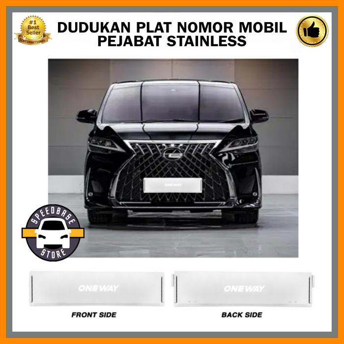 Jual Frame Plat Mobil Pejabat Dudukan Tatakan Cover Stainless Sepasang - Kota Tangerang Selatan ...