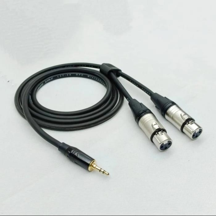 Jual Kabel Audio Canare 1mtr Jack mini stereo 3.5mm Male Ke XLR Female ...