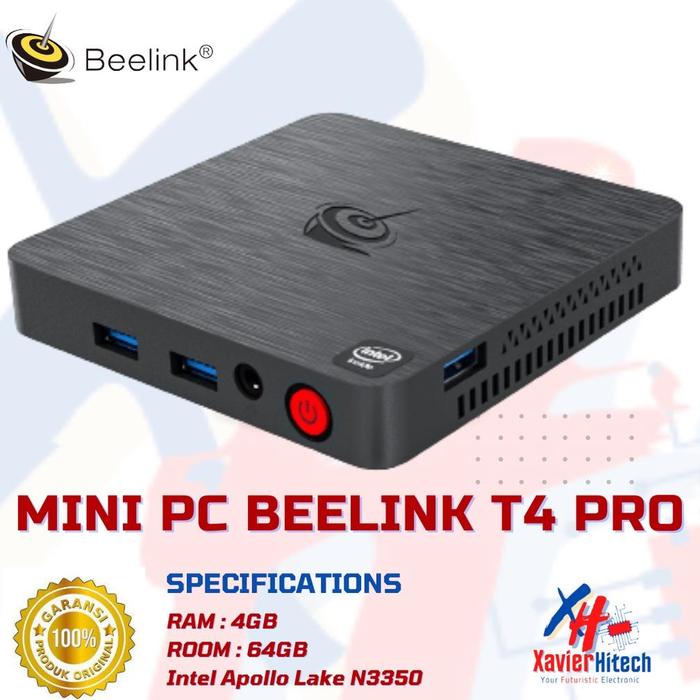 Jual Ready Beelink T4 Pro Mini PC Intel celeron N3350 4/64GB Dual 4K - Jakarta Pusat - Hujanika ...
