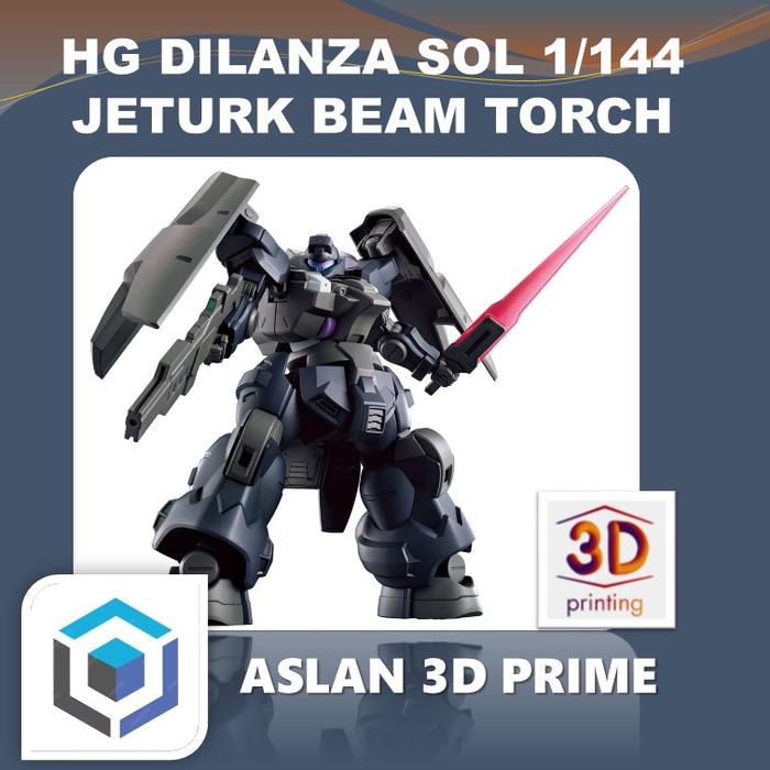 Jual HG DILANZA SOL 1/144 JETURK BEAM TORCH GUNPLA Custom Color 3D ...