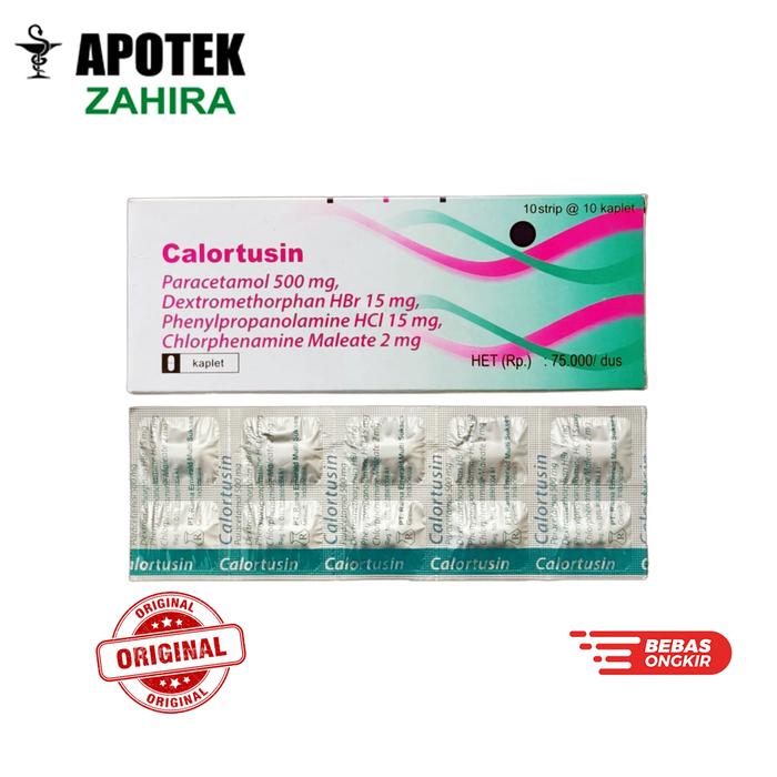 Jual Calortusin Isi 10 Tablet Obat Batuk Pilek - Kab. Bandung ...