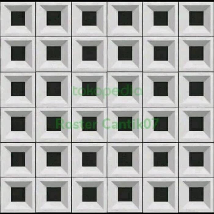 Jual roster beton buat pentilasi udara,hias,sekat,pagar tembok - Abu ...