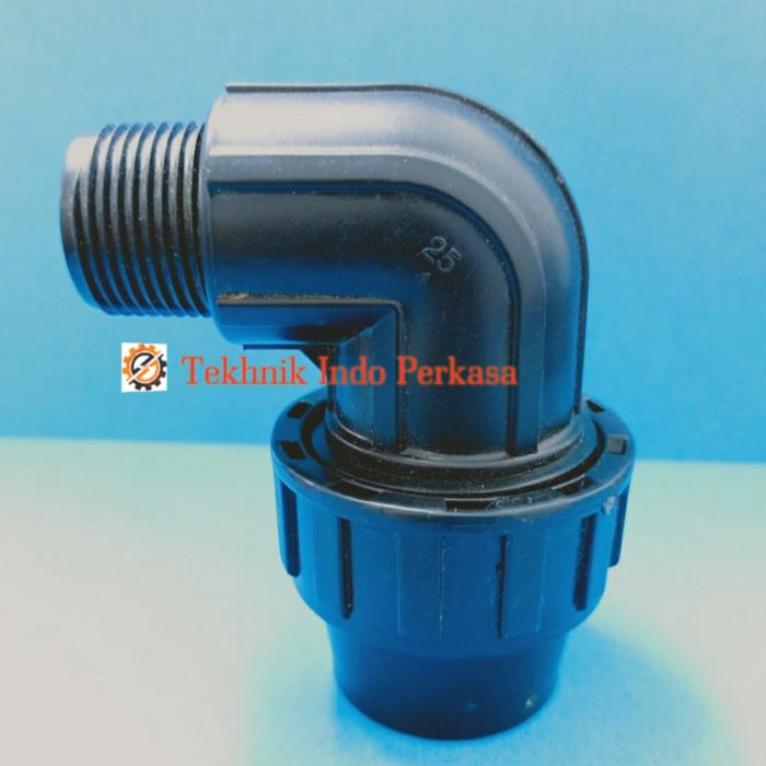 Jual Male Thread Elbow HDPE 32mm x 1" Inch / Elbow Drat Luar HDPE ...