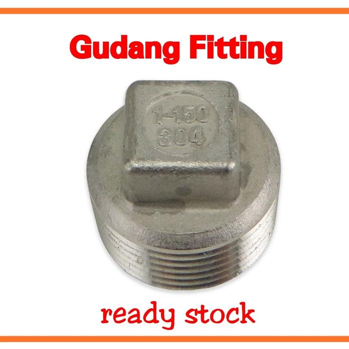 Jual Plug / Dop stainless drat luar 1/4"inch - Jakarta Barat - Gudang ...