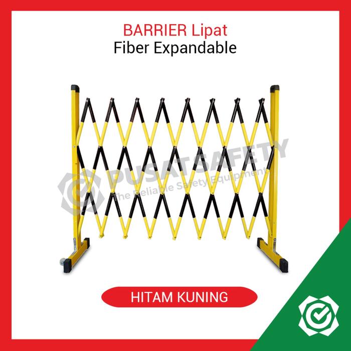 Jual Board Barrier Fiber Plastik Pagar Pembatas Lipat Expandable ...