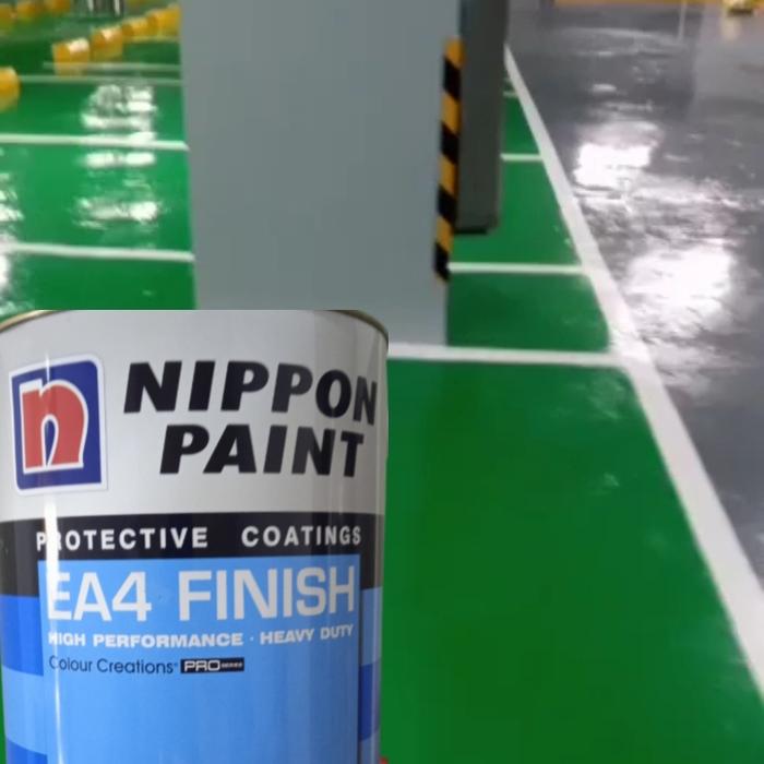Jual CAT EPOXY LANTAI NIPPON PAINT EA 4 RAL 1023 Traffic yellow ...