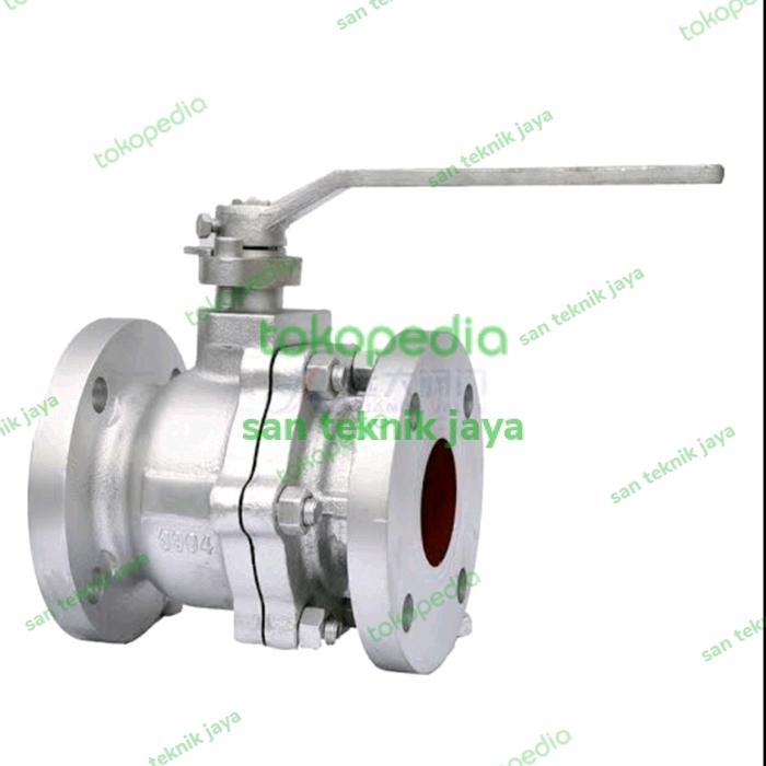 Jual Ball valve stainless SS 304 2" inch JIS 10k DN50 / stop kran ...