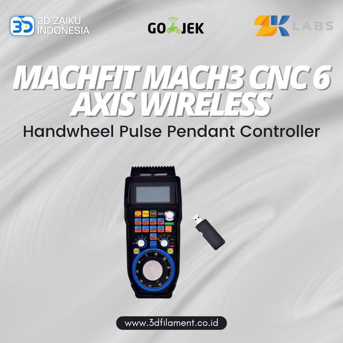 Jual Machfit Mach3 CNC 6 Axis Wireless Handwheel Pulse Pendant ...