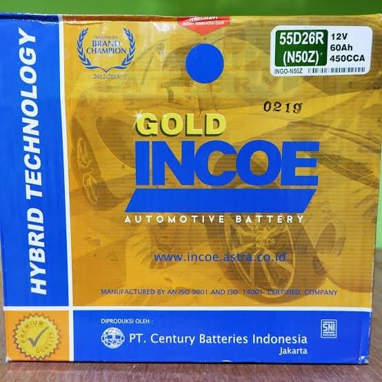 Jual Aki mobil N50Z Incoe gold 12V 60Ah colt diesel, Hino Dutro, Kijang - Kab. Bekasi - NARONI ...