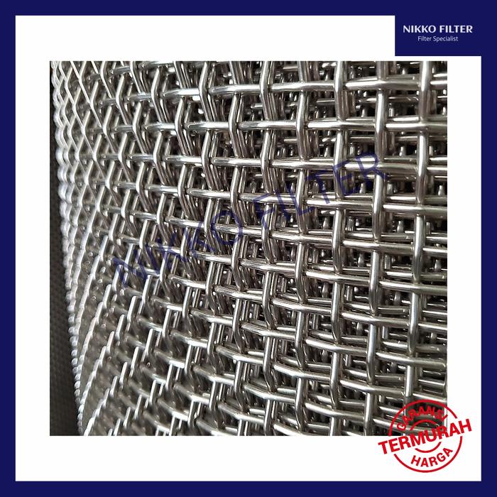 Jual Wiremesh 2 Saringan SS 304 1M / Ayakan Screen Wire Mesh Stainless ...