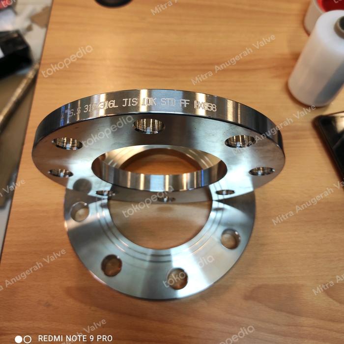 Jual Flange Stainless SS316 JIS 10K 2"inch - Flange SS316 JiS 10K ...