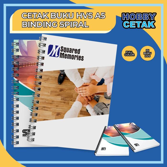 Jual Cetak Buku majalah Katalog Ukuran A5 Bahan isi HVS Binding Spiral ...