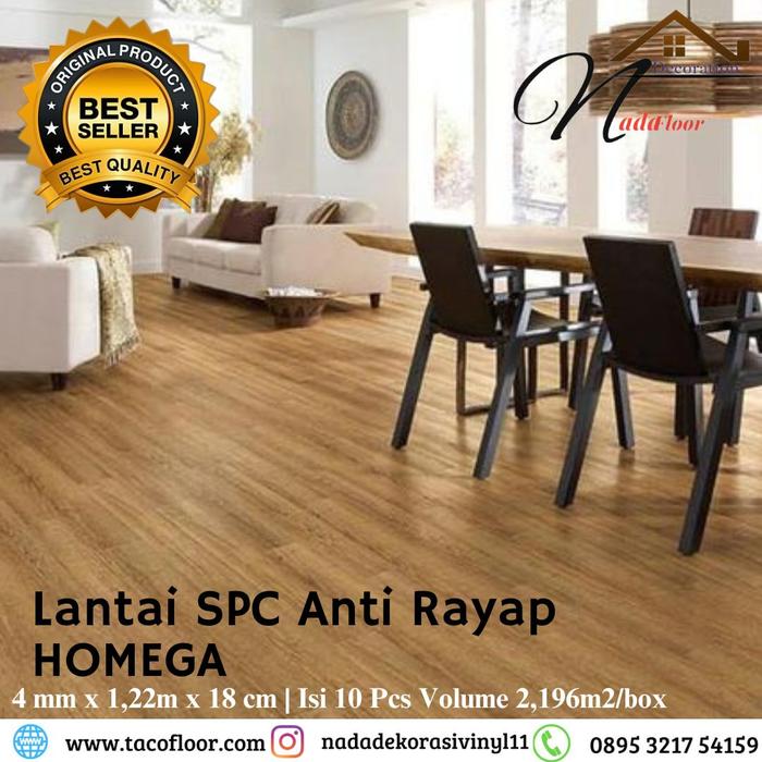 Jual lantai spc homega motif kayu tebal 4 mm anti rayap - Jakarta Timur - Nadafloor Decoration ...
