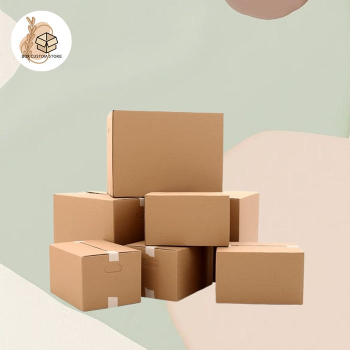 Jual Custom Packing Kardus Box Standart Polos Ukuran 52cm x 20cm x 30cm ...