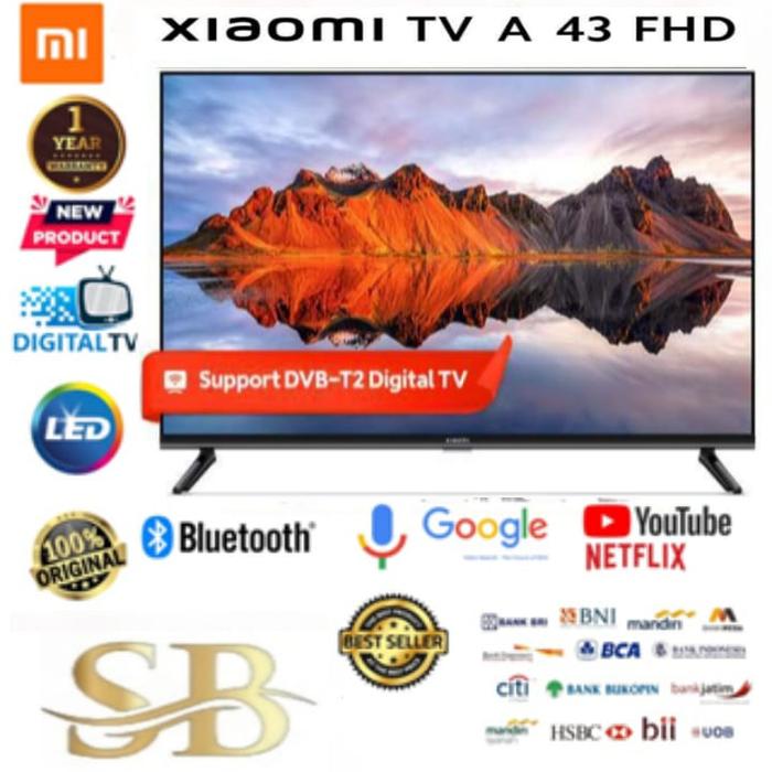 Jual Xiaomi Mi TV 43 A Series Led 43 inch Smart Google Digital FHD ...
