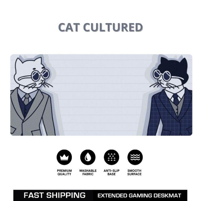 Jual Deskmat Deskpad Mr.Cat By InputUniverse Design Mousepad XL - Kota Malang - Nekomech | Tokopedia