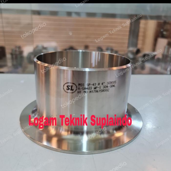 Jual Lap Join SS304 / Stub End Stainless Jis 10K Uk 4 Inch SS304 SCH 10 - Jakarta Barat - Logam ...