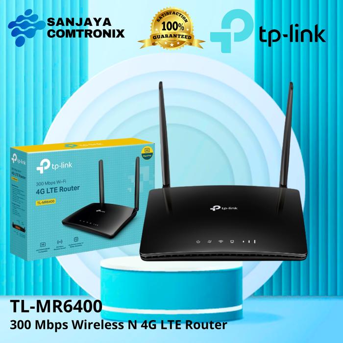 Jual TP-Link TL-MR6400 300Mbps Wireless N 4G LTE Router - Jakarta Pusat ...