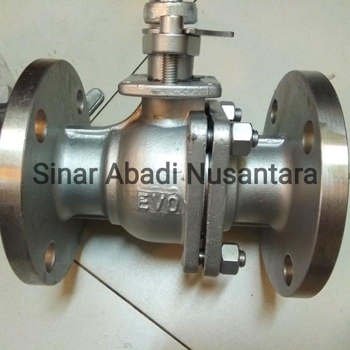 Jual Ball Valve Flange Jis 10K Ukuran 2" inch Stainless Ss 304 - Jakarta Barat - Sinar ...