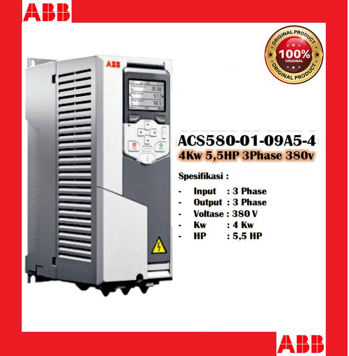 Jual Inverter ABB Variable Frequency Drive 4KW 5HP 3 Phase 380V ACS580 - Jakarta Barat ...