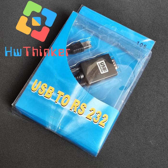 Jual Kabel USB TO Serial UART RS232 DB9 Male Adapter Konverter HL-340 ...