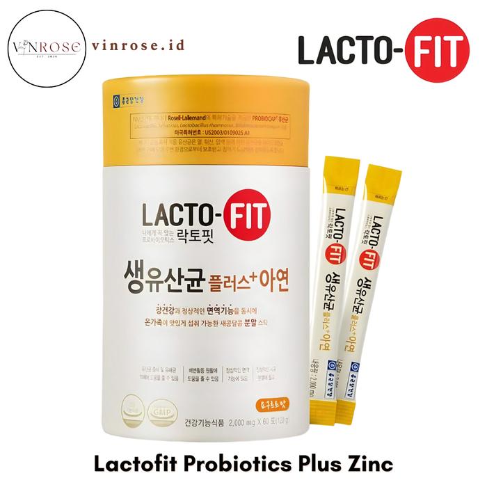 Promo Lactofit Probiotics Plus Zinc Lacto-Fit Lactobacillus/ Probiotik ...