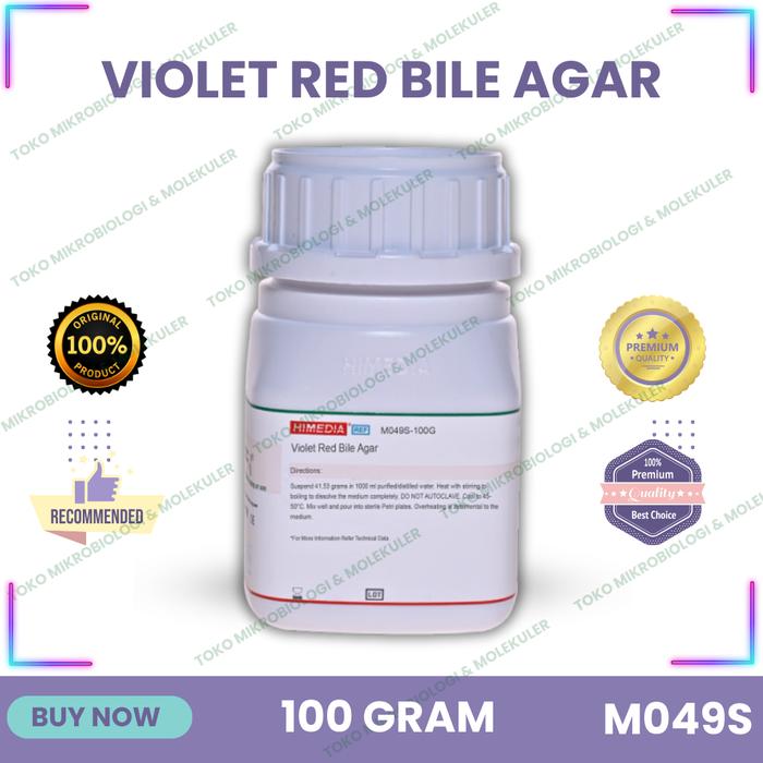 Jual Violet Red Bile Agar, 100 gram - Kab. Bogor - Toko Mikrobiologi ...