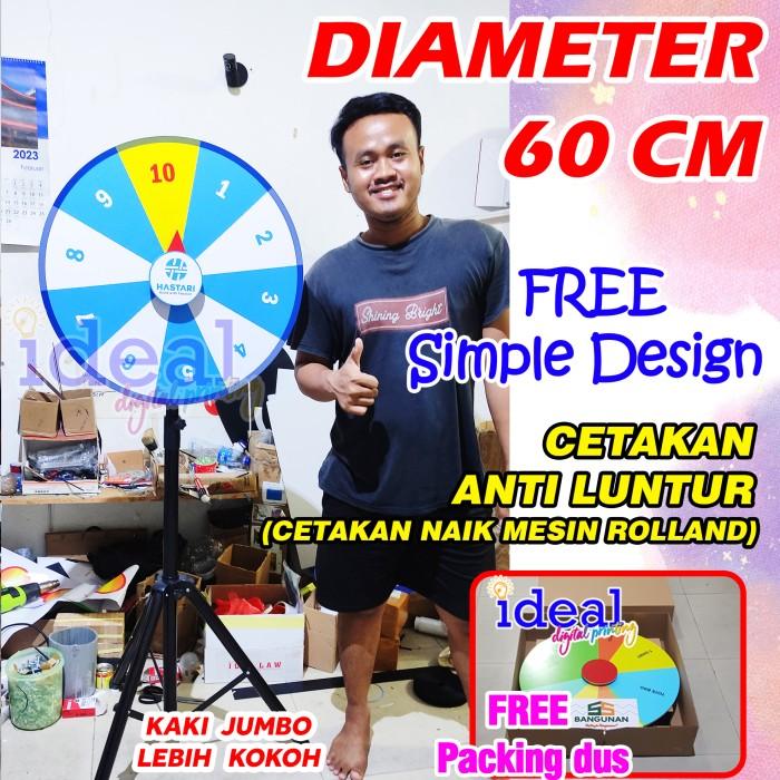 Jual Roda Undian 60 cm /Spin to win/Wheel of fortune /Roulette /Lucky ...