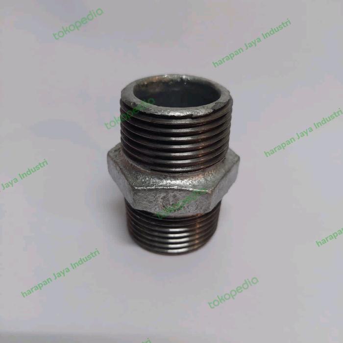 Jual Double nepel besi galvanis 2" Inch - Jakarta Barat - harapan Jaya ...