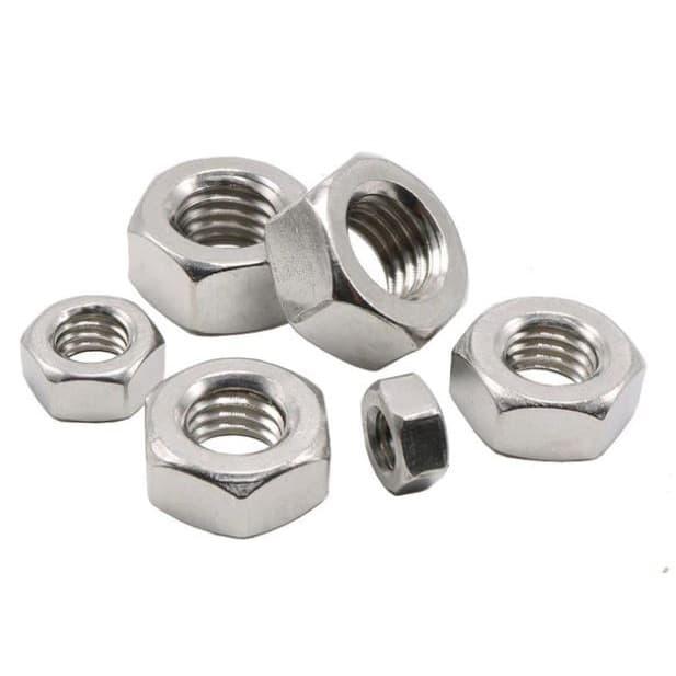 Jual Mur ss m6 Hex Nut Stainless Steel M6 Mus SUS 304 M6 Mur m6 ...