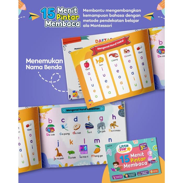 Jual Buku Belajar Membaca - Little Star 15 Menit Pintar Membaca ... Jual Buku Belajar Membaca - Little Star 15 Menit Pintar Membaca ...