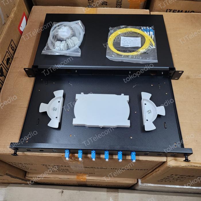Jual otb rack 12 core LC singlemode / Otb rackmount RXS 12 core LC ...