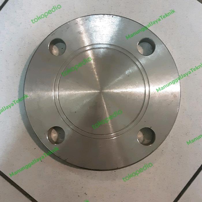Jual blind flange buta stainless 304 jis 10k 4" inch DN 100 - Jakarta ...