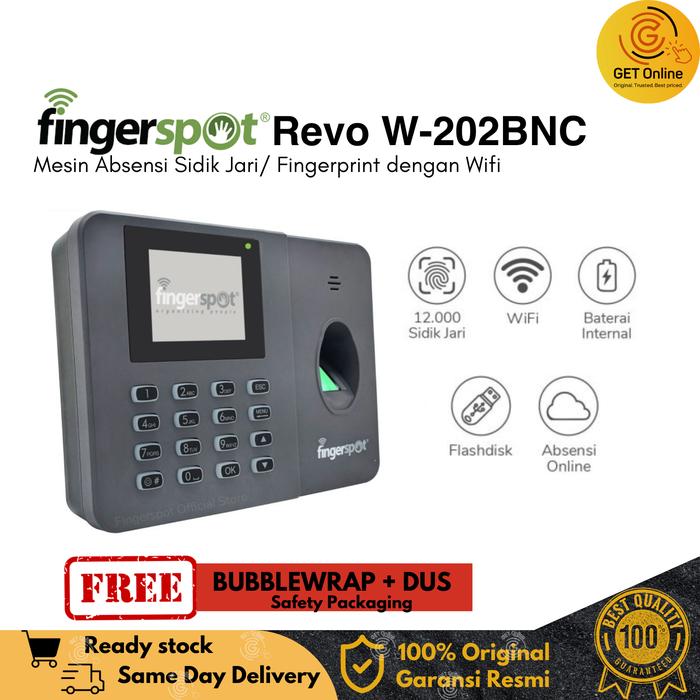 Jual Mesin Absensi Fingerspot Revo W-202BNC W 202BNC (Wifi + Battery) - Jakarta Pusat - GET ...