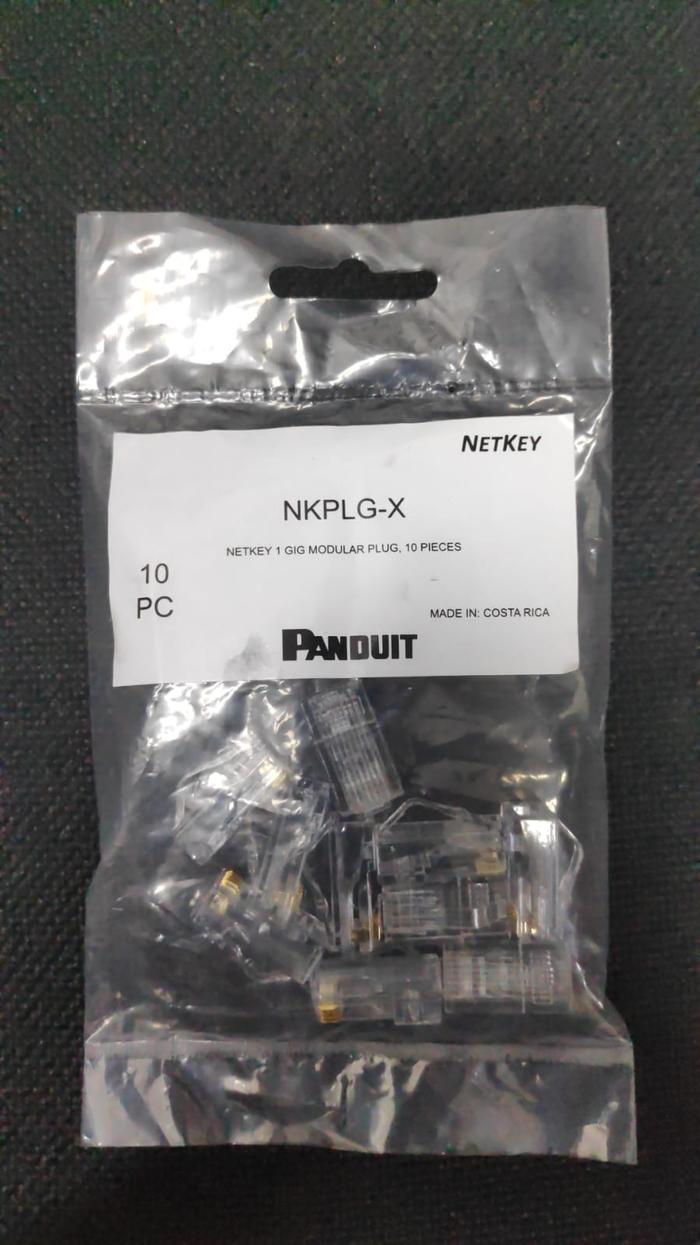 Jual PANDUIT NETKEY NKPLG-X RJ45 cat5e/cat6 panduit nkplgx - Jakarta ...