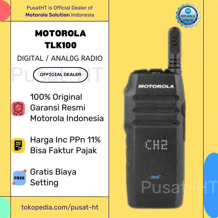 Jual Radio HT Motorola POC GSM Simcard LTE Wifi Wave PTX TLK100 TLK-100 - Jakarta Barat - Pusat ...