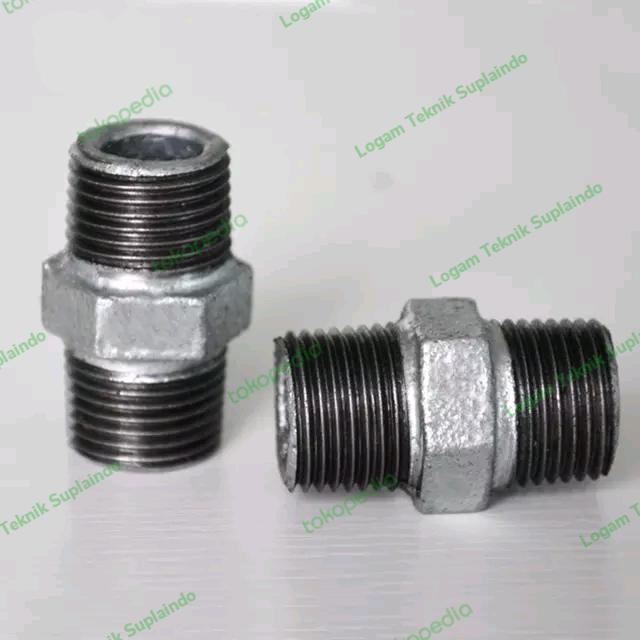 Jual Double Nepel Galvanis Drat 3/4 Inch - Double Neppel Galvanis - Jakarta Barat - Logam Teknik ...