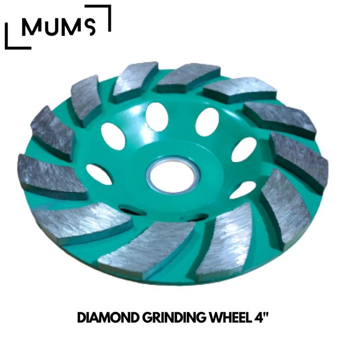 Jual DIAMOND CUP WHEEL 4" / MATA GERINDA POLES BETON GRANITE KERAMIK ...