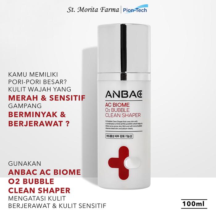Jual ANBAC AC Biome O2 Bubble Clean Shaper 100 mL|Sabun Cuci Muka Kulit ...