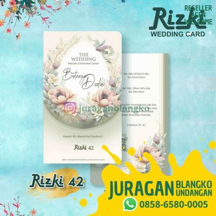 Jual Blangko Undangan Rizki 42 Kosong Murah | Juragan Blangko Undangan ...