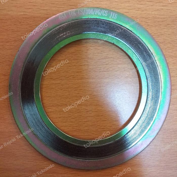 Jual SWG carbon steel JIS 10k 3" inch - Spiral wound gasket jis10K besi ...