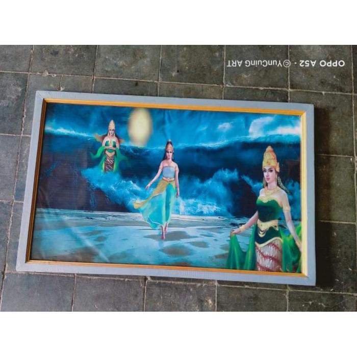 Jual Poster Hiasan Dinding Lukisan Cetak Ratu Pantai Selatan Nyi Roro ...