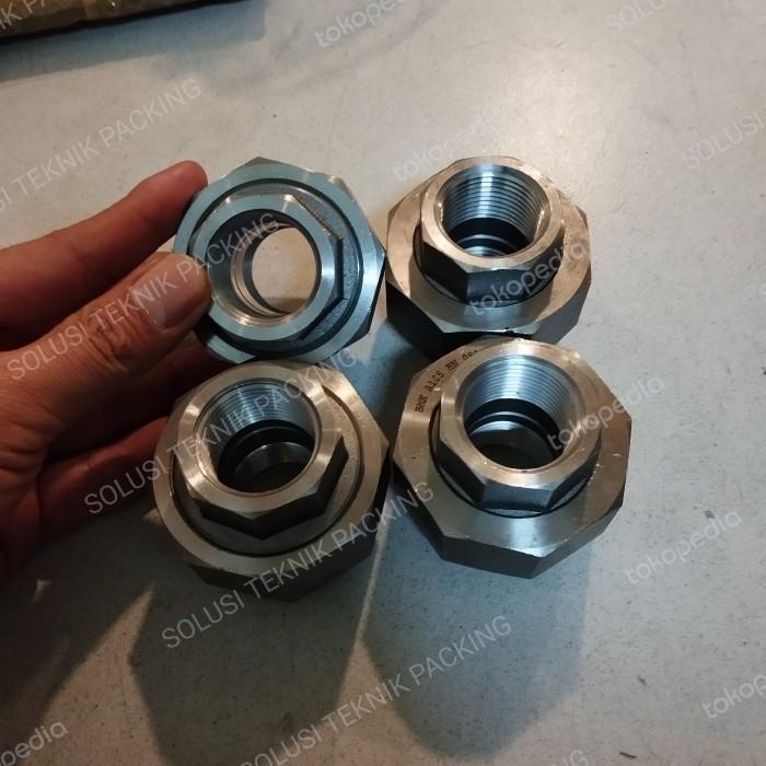 Jual Watermur Besi Class 3000 Drat 1/2" Inch NPT / UNION # 3000 ...