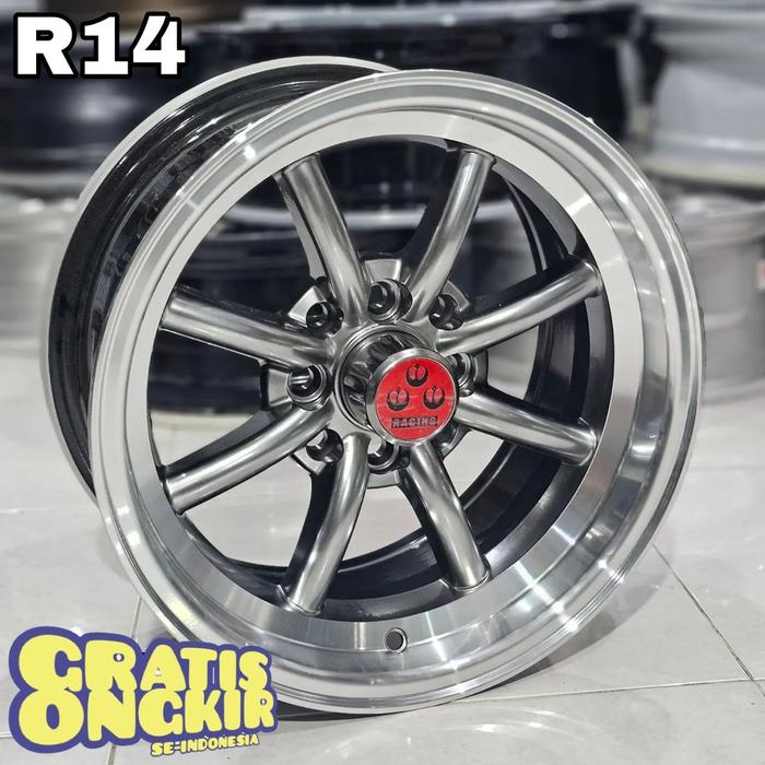Jual velg racing ring 14 PCD 4X100 - 4X114 WATANABE velg mobil racing r14 - Kota Bekasi - Toko ...