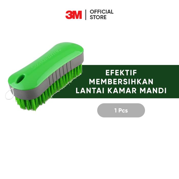 Jual 3M Scotch-Brite Sikat Kamar Mandi, Efektif membersihkan kamar ...