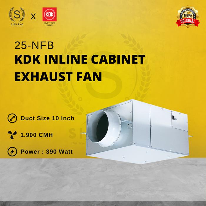 Promo KDK IN LINE INLINE CABINET EXHAUST FAN 25NFB 25-NFB Cicil 0% 3x ...