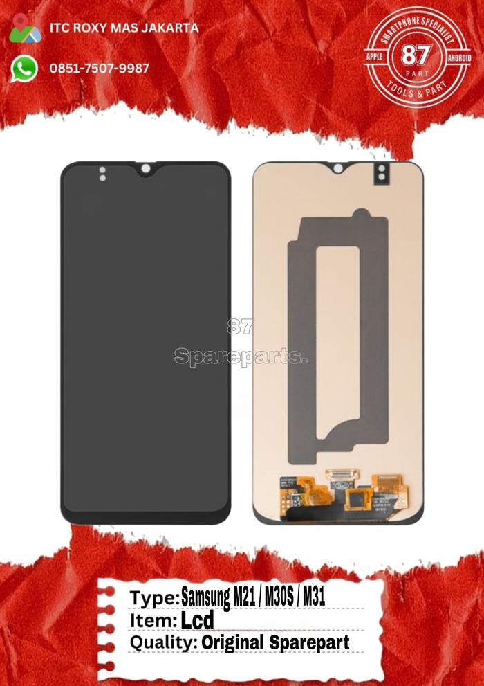 Jual Layar Lcd Samsung M21 / M30S / M31 Fullset Touchscreen Original Oled - Jakarta Pusat ...