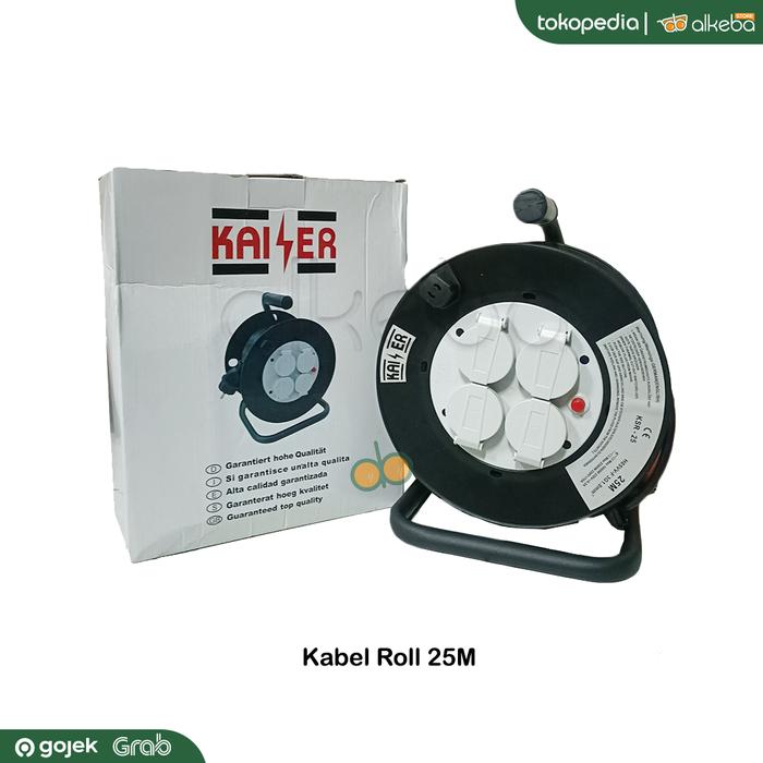 Jual Kabel Roll Kaiser 25 Meter / Gulungan 25 Meter Kaiser 4 stop ...