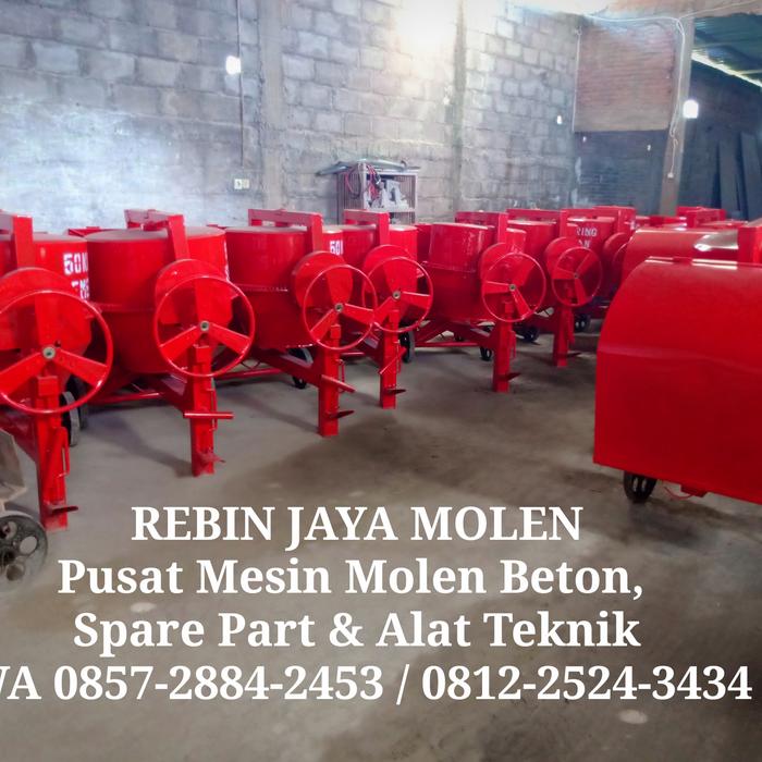 Jual Molen Beton Cor Concrete Mixer Mesin Pengaduk Pasir dan Semen ...
